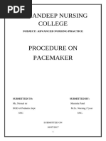 Pacemaker Block Diagram Explanation | PDF