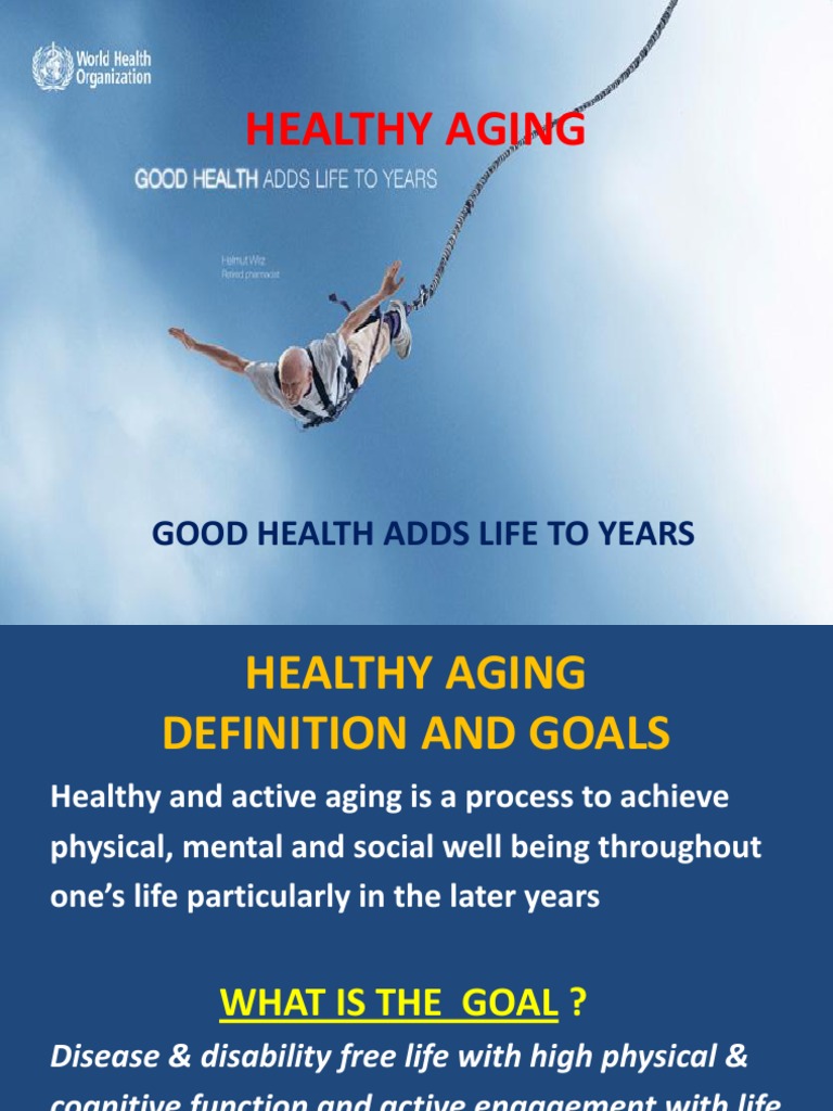 Healthy Aging | PDF | Ageing | Physical Exercise