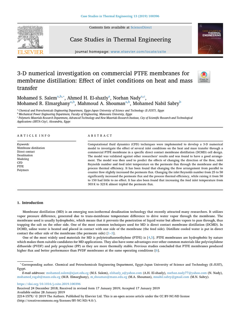 Case Studies in Thermal Engineering | PDF | Viscosity | Diffusion