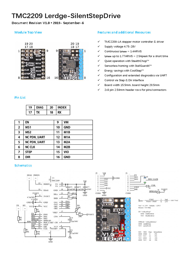 TMC 2209 | PDF