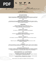 Cipriani London Menu Overview 2025 | PDF | Restaurants | Menu