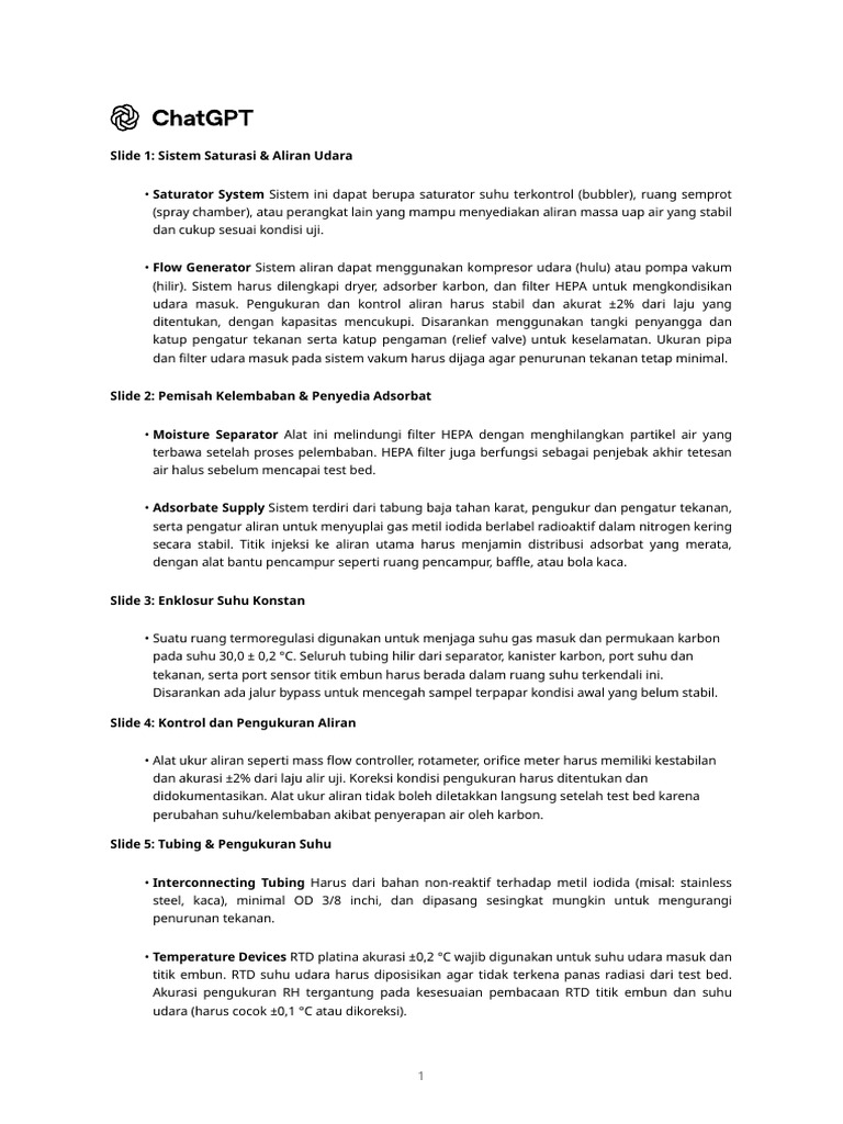 Presentasi Uji Filter | PDF