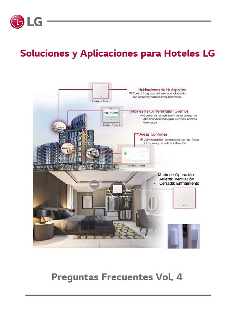 Soluciones y Aplicaciones para Hoteles LG | PDF | Hotel | Control remoto