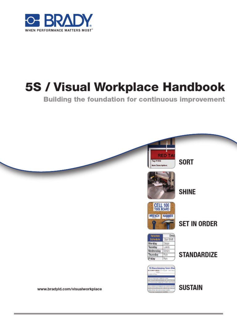 5S HandBook | PDF | Lean Manufacturing | Housekeeping