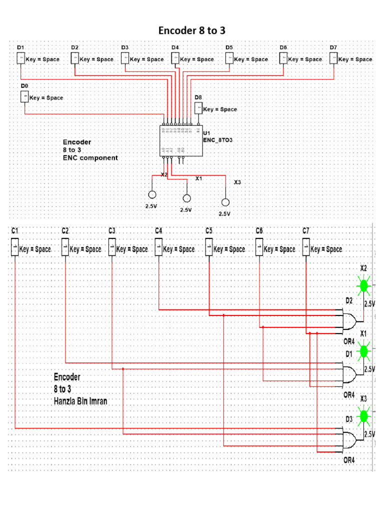 Encoder 8 to 3 | PDF