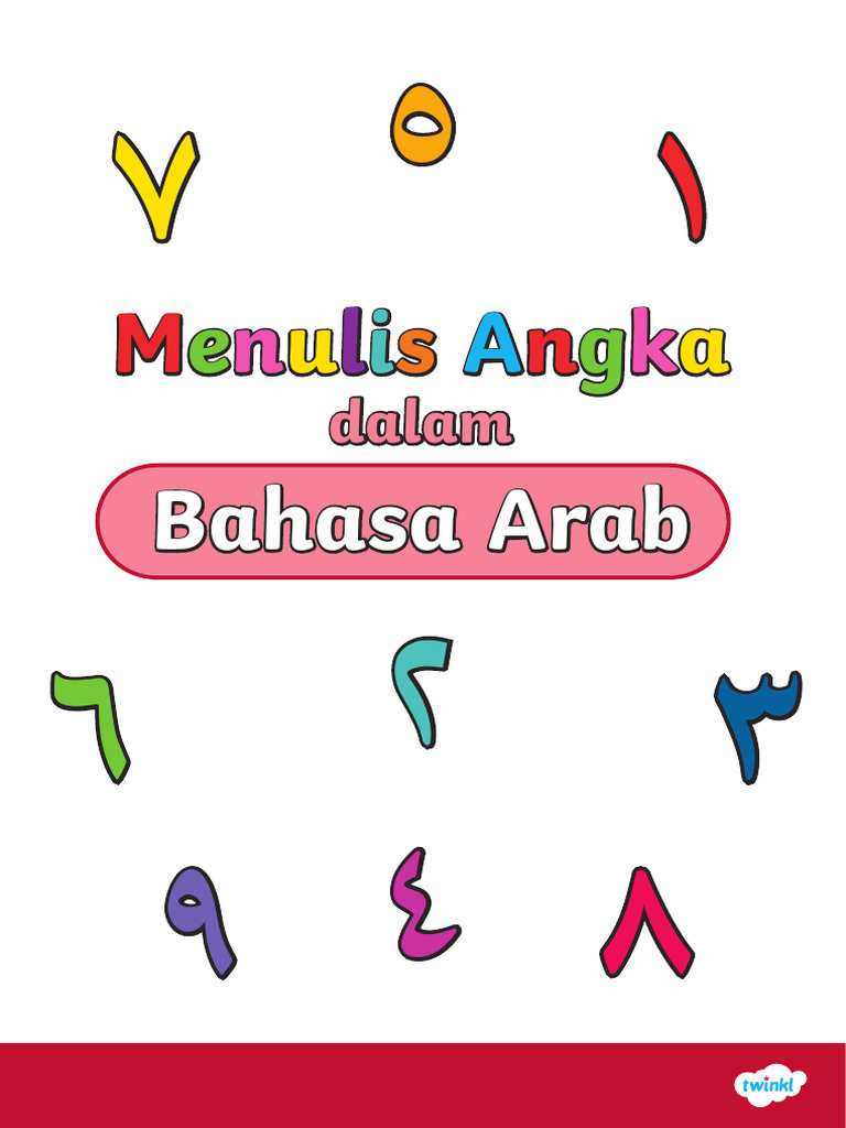 Lembar Kerja Angka 1-10 Bahasa Arab | PDF