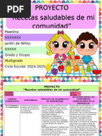 Proyecto NUESTRA ALIMENTACIÓN 2A Paty | PDF | Alimentos | Comida chatarra