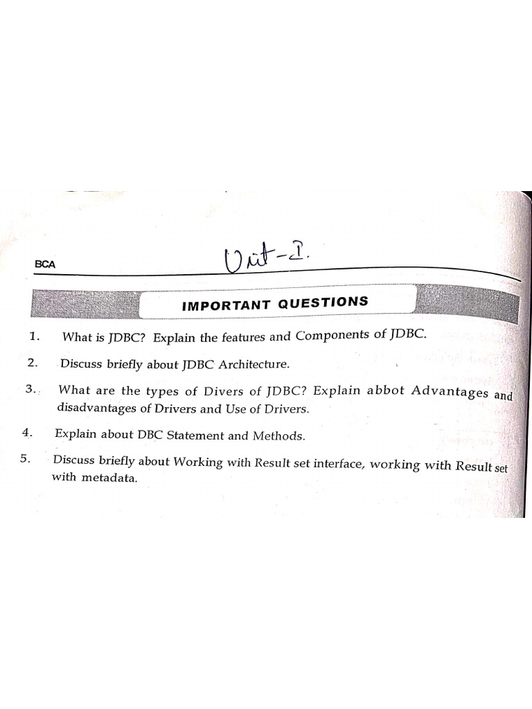 Ad - Java Imp Questions | PDF