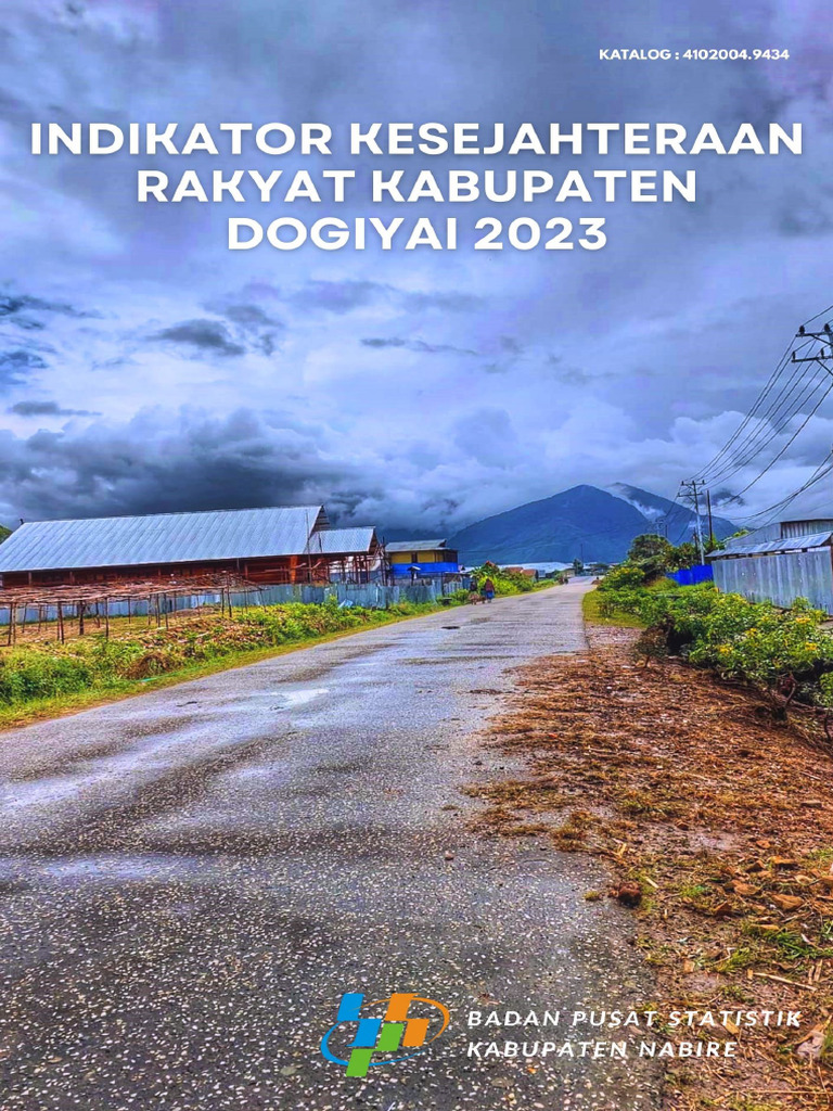 Indikator Kesejahteraan Dogiyai 2023 | PDF