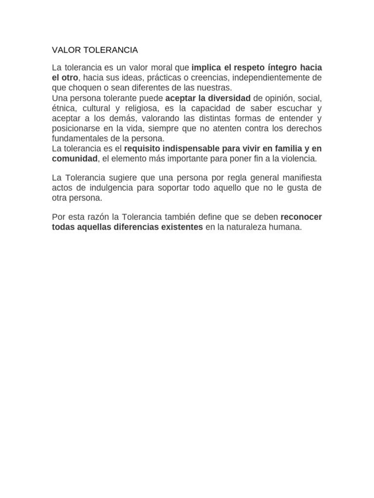 Valor Tolerancia | PDF