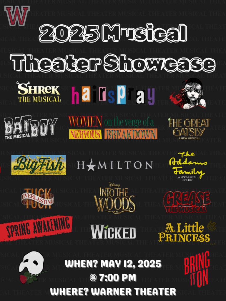 Musical Theater SHOWCASE Poster Ideas | PDF