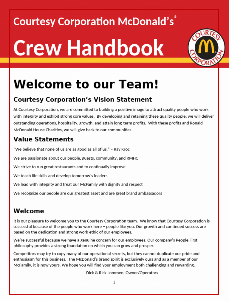 Crew Handbook - Updated May2023 2 | PDF | Social Security (United ...