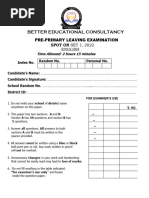 p7 Joint Ple Mock 2025 - Maths | PDF