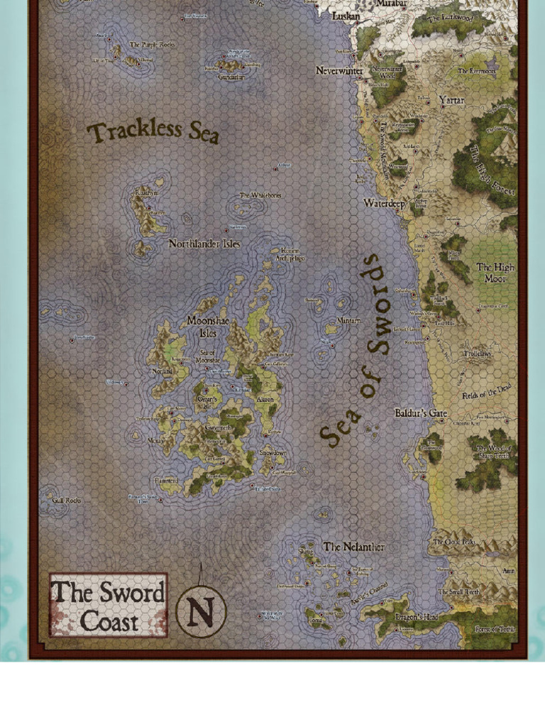 Mapa Da Costa Da Espada | PDF