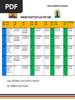 TPAD Lesson Recovery Schedule LRS | PDF