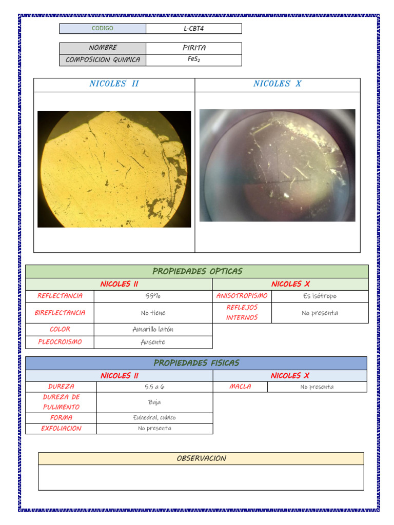 Album Yaci Metalicos | PDF | Color | Minerales