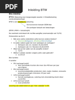 Aangifte BTW Formulier | PDF
