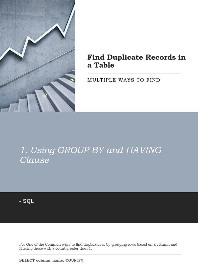 Finding Duplicate Records 1738415968 | PDF