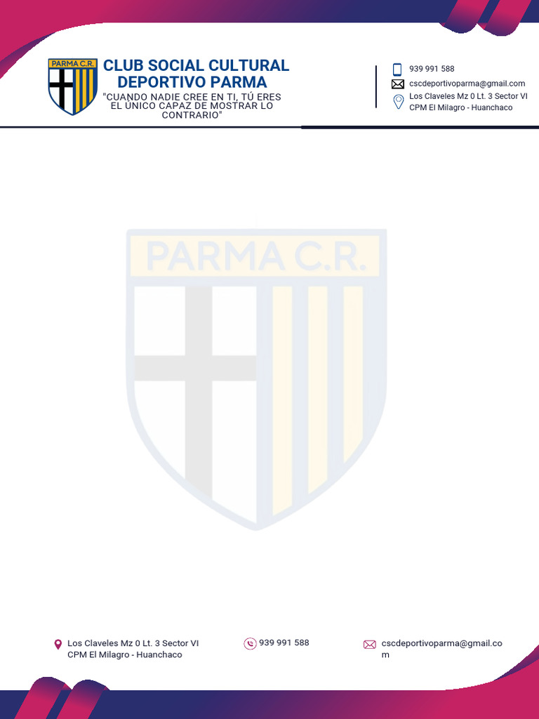 Black and White Simple Bordered Generic Letterhead | PDF