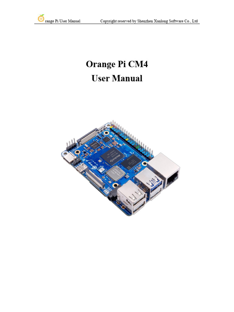 OrangePi CM4 RK3566 User Manual v1.3 | PDF | Raspberry Pi | Linux