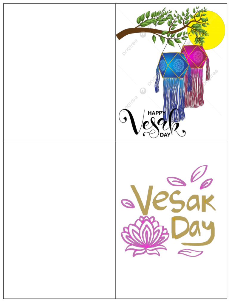 Vesak Cards | PDF