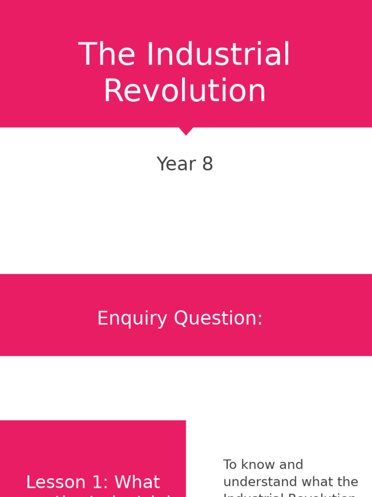 The Industrial Revolution | PDF | Crop Rotation | Agriculture