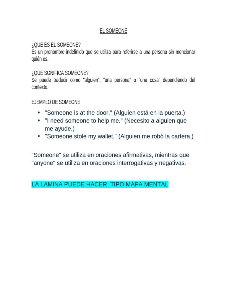 El Someone | PDF