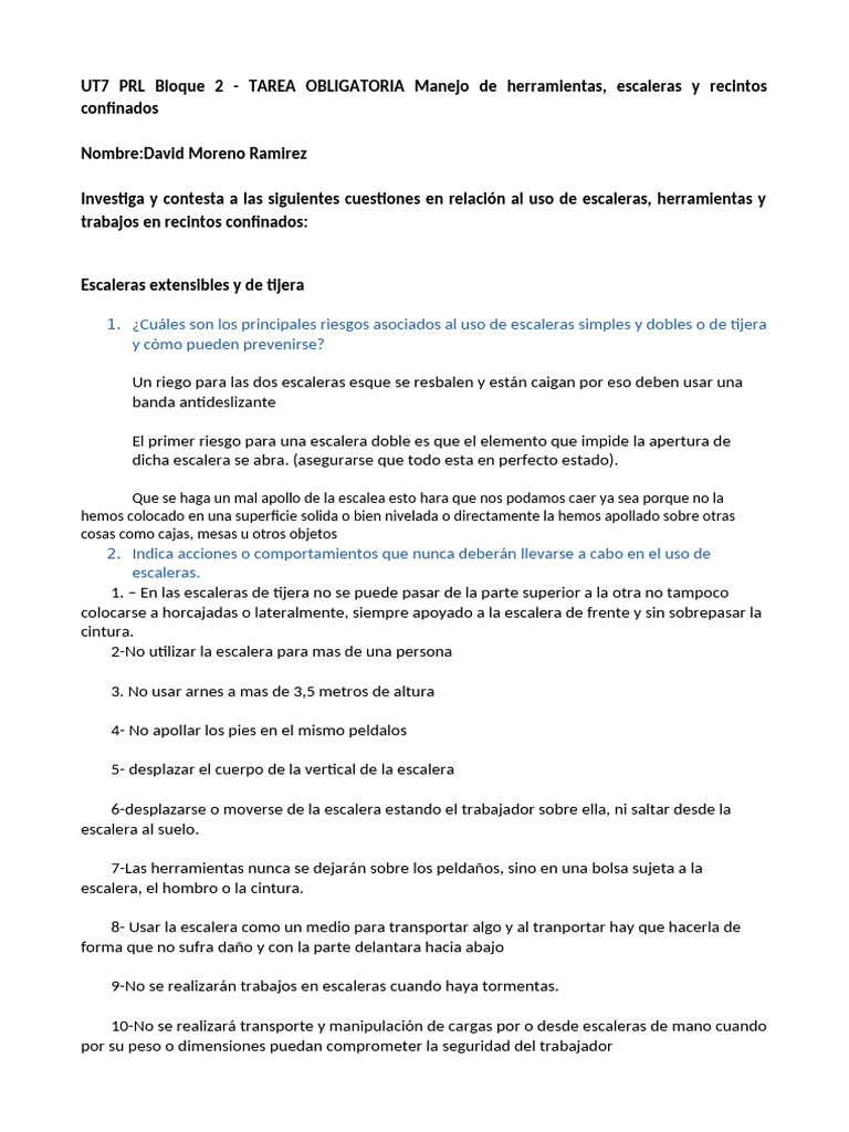 Ut7-2 Obl1 PRL Bloque 2 | PDF | Escalera