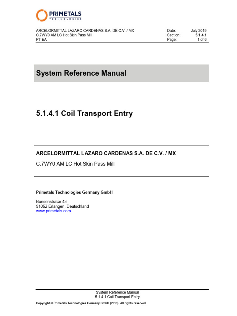 Coil Transport Entry (CTN) | PDF | Computer Engineering | Computing