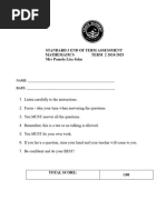 SEA 2025 Maths Exam Paper | PDF | Euclidean Geometry | Elementary Geometry