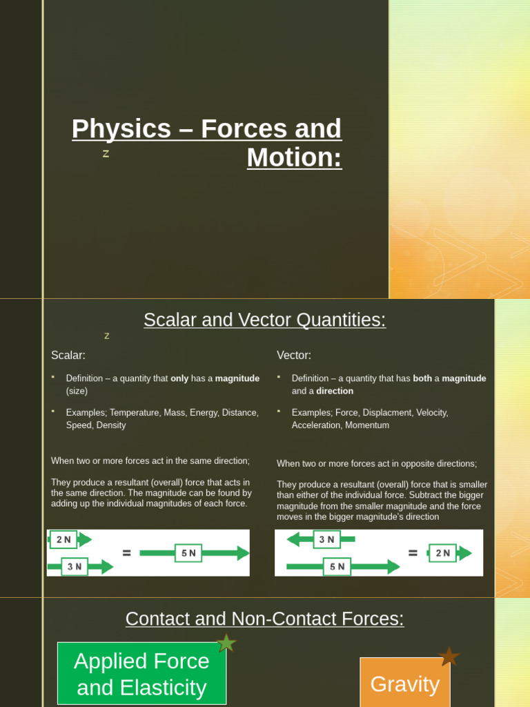 AQA GCSE COMBINED SCIENCE Physics – Forces and Motion | PDF