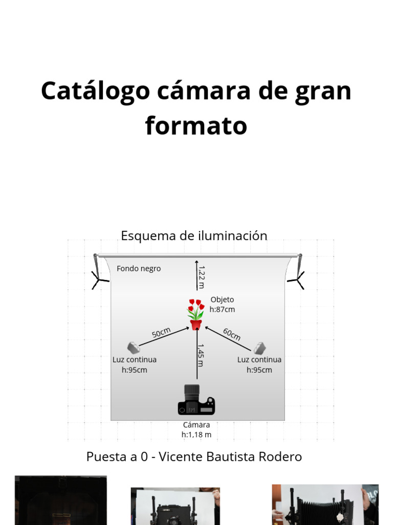 Catálogo de Movimientos Cámara Gran Formato | PDF