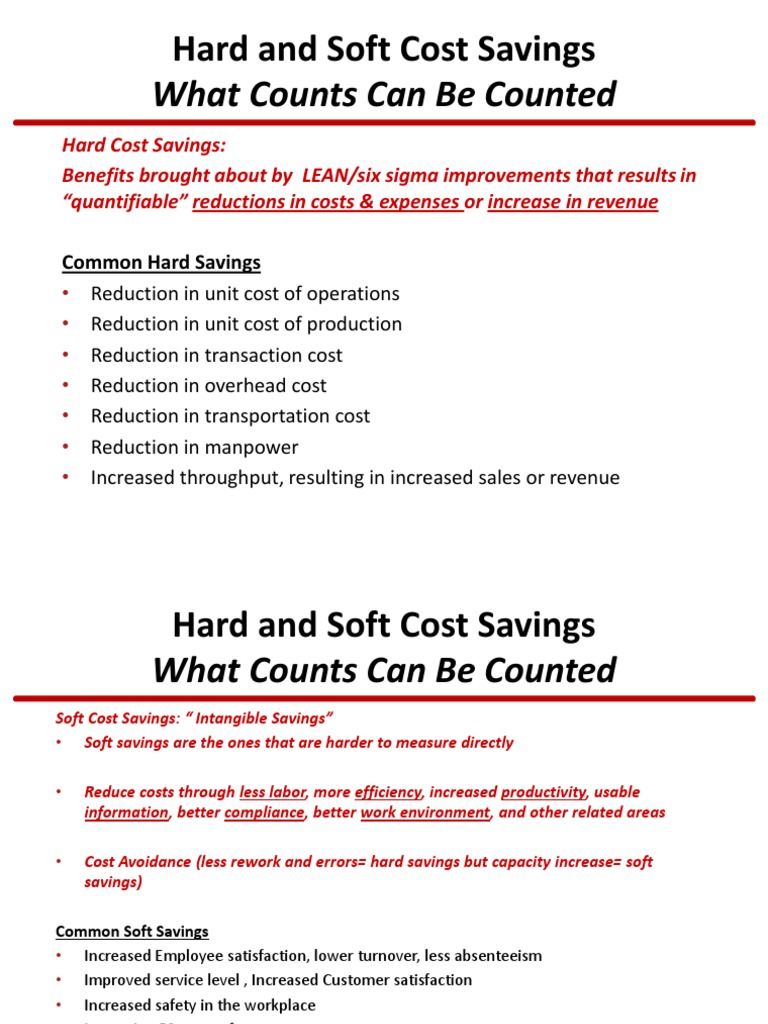 LEAN Presentation Template - v3 | PDF | Cost | Expense