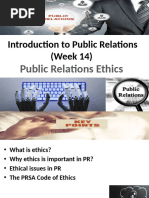 PRSA Code of Ethics Overview | PDF | Public Relations | Profession