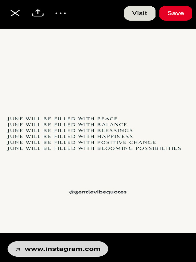 June Inspirational Quote | PDF