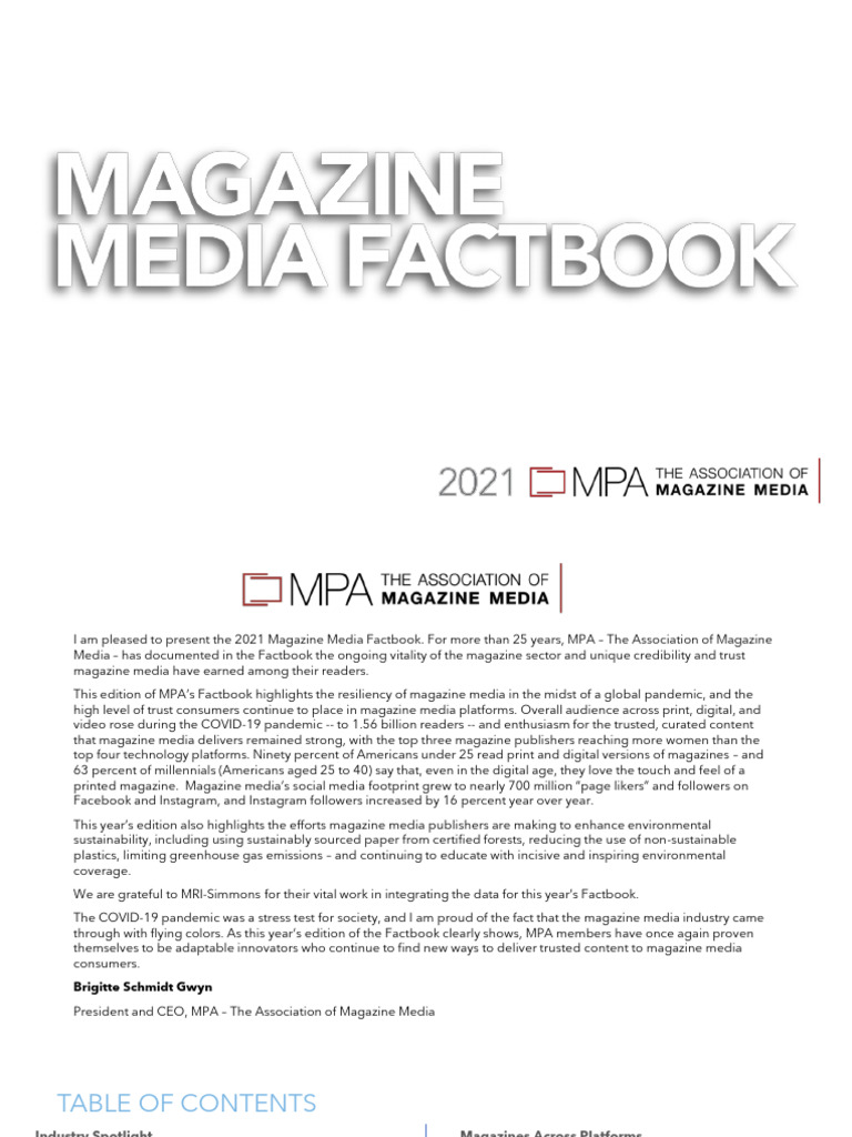 2021 Mpa Factbook Revised Nov 2021 | PDF | Advertising | Coupon