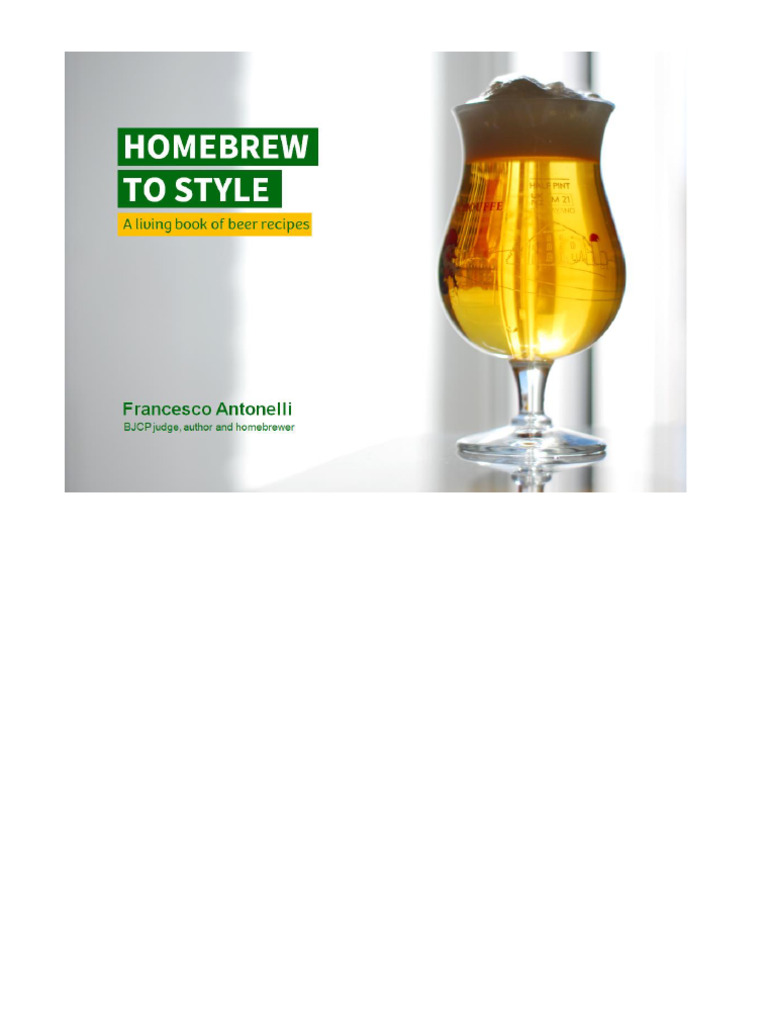 Homebrew To Style A Living Book of Beer Recipes As of 23 November 2023 ...
