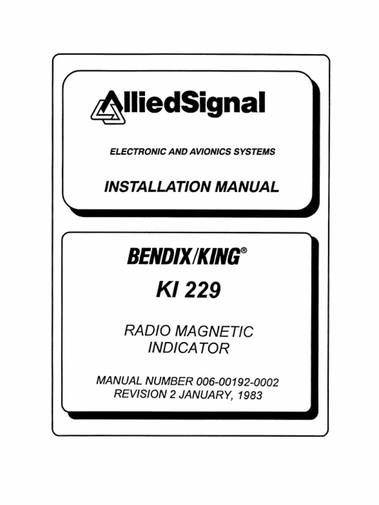 006-00192-0002 - 2 KI229 Instal Manual | PDF