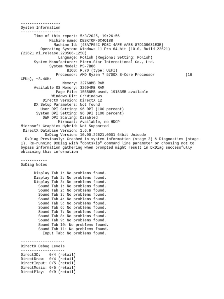 Windows 11 System Diagnostics Report | PDF | Device Driver | Computer ...