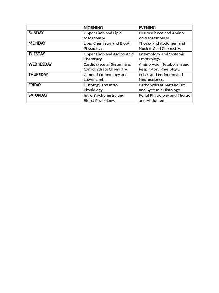 Holiday Reading Timetable. | PDF