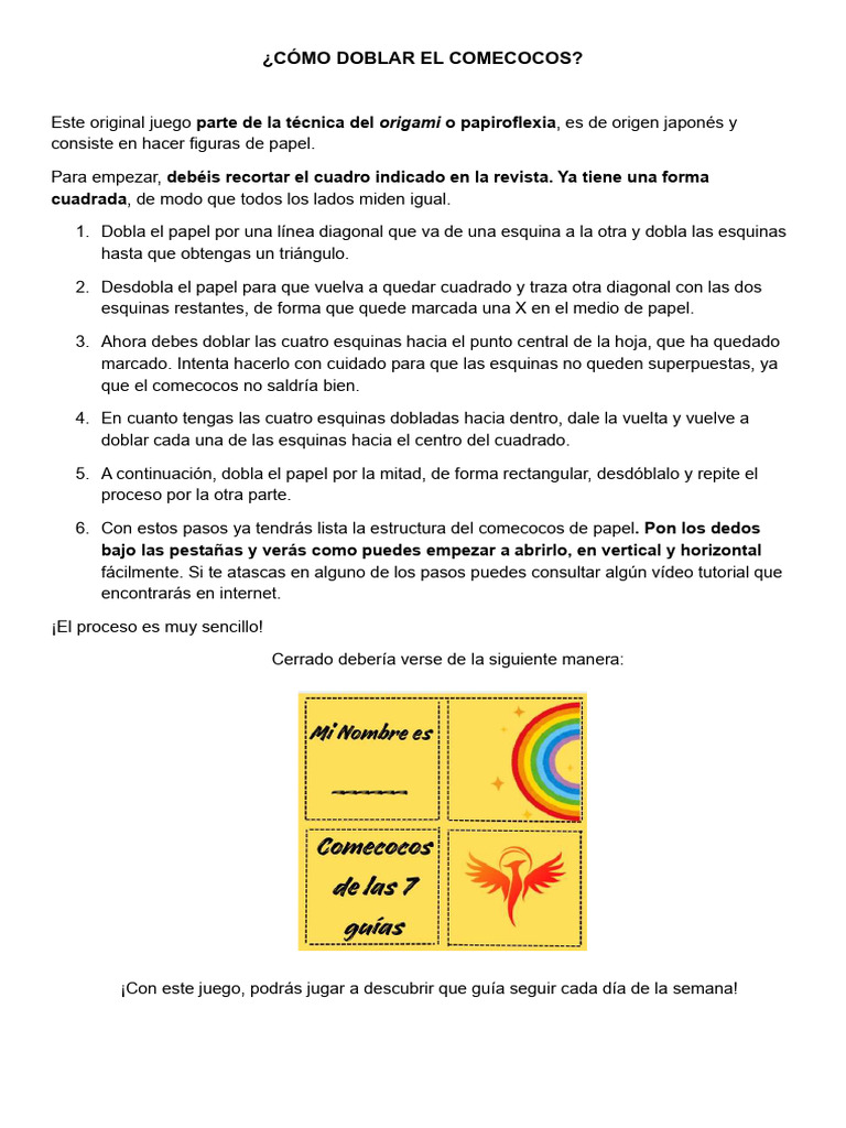 Comecocos Guias Futuro Indicaciones Revista CG | PDF