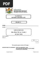 Grade 12 Life Sciences Practical Task | PDF | Genetics | Evolutionary ...