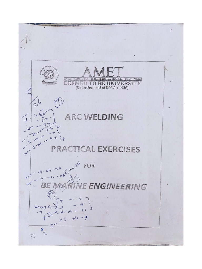 Arc Welding Record Material | PDF