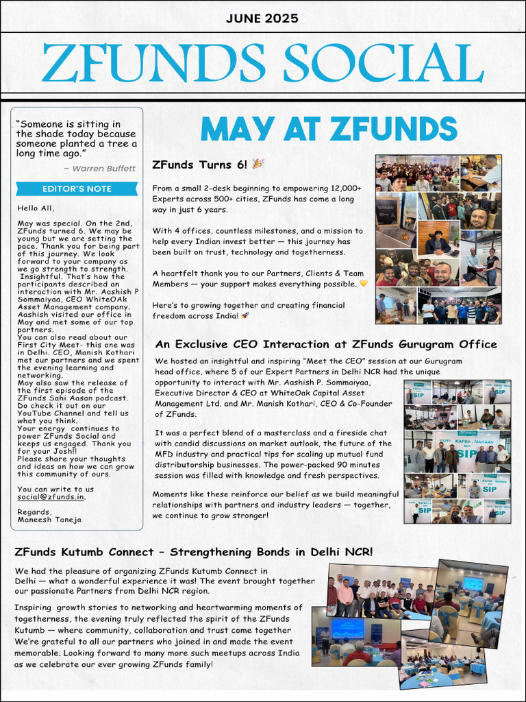 ZFunds Newsletter June 2025 | PDF