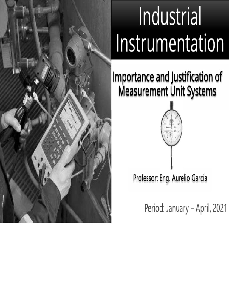 2.0 Industrial Instrumentation Measurement Unit Systems Importance G 3 ...