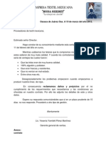 Ejemplo de Carta Con Aviso de Anexos | PDF