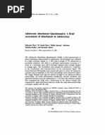 Attachment Questionnaire For Children | PDF