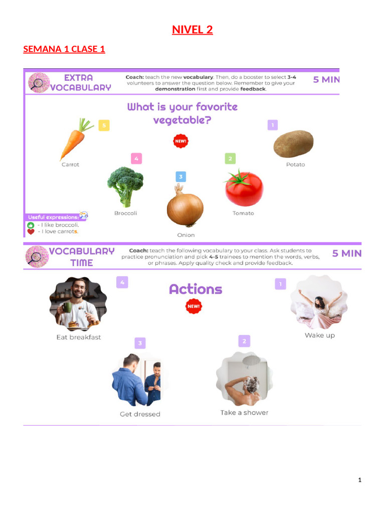 Nivel 2 Ingles | PDF