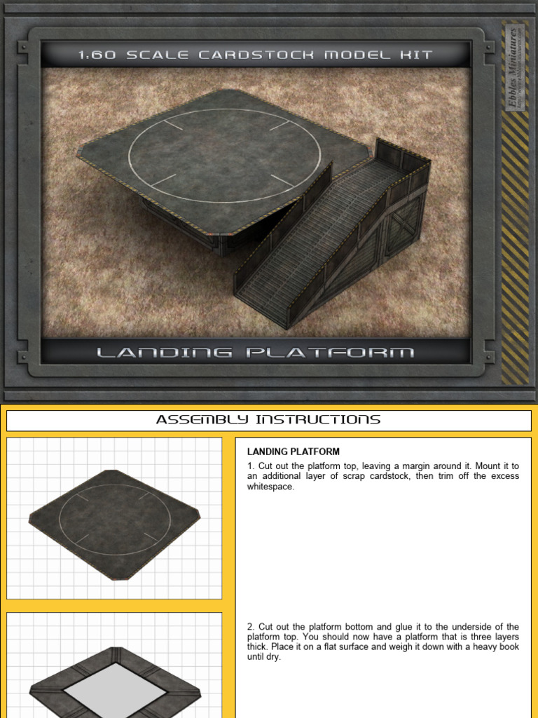 Miniature Landing Platform Assembly Guide | PDF