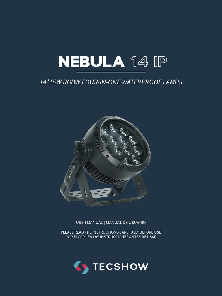 Iluminación - Macaio Tecshow - Nebula 14 IP - Manual de Usuario | PDF | Lighting | Computer ...